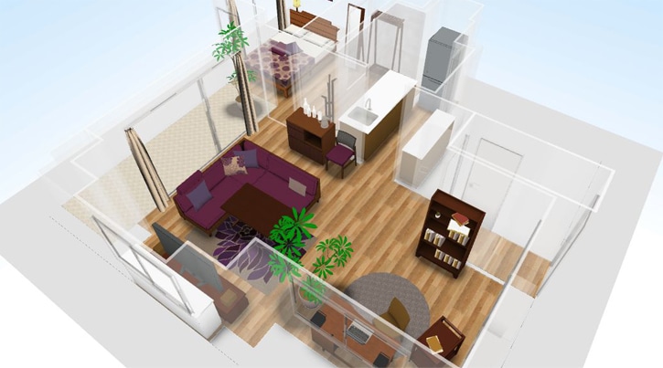 1LDKの家具配置は無料の3Dシミュレーションを利用しましょう～自分で作れる・作ってもらえるサービスもご紹介～ | a.flat 風が運ぶ、自然の贈りもの - 目黒通り・新宿・大阪梅田(グラン ...