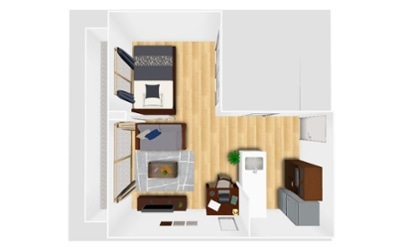 1LDKの家具配置は無料の3Dシミュレーションを利用しましょう～自分で作れる・作ってもらえるサービスもご紹介～ | a.flat 風が運ぶ、自然の贈りもの - 目黒通り・新宿・大阪梅田(グラン ...