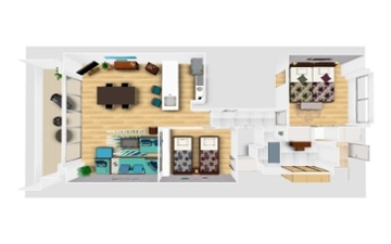 2LDKの家具配置は3Dシミュレーションが便利～レイアウトのコツを無料のシミュレーションサービスや利用事例と合わせてご紹介～ | a.flat その暮らしに、アジアの風を - 目黒通り・新宿 ...