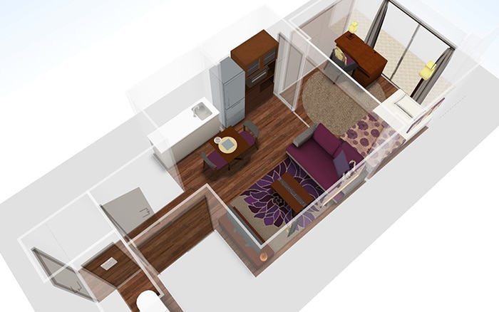 『1LDKのレイアウト』おしゃれなインテリアのポイント＆一人暮らし・二人暮らしのコーディネート実例 | a.flat 風が運ぶ、自然の贈りもの - 目黒通り・新宿・大阪梅田(グランフロント北館)