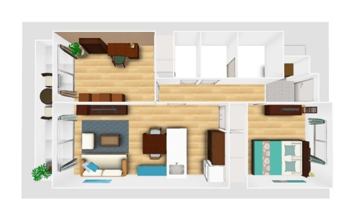 2LDKのレイアウトで二人暮らしを楽しむ～理想の家具・インテリアで長く一緒に過ごせる間取り～ | a.flat その暮らしに、アジアの風を - 目黒通り・新宿・大阪梅田(グランフロント北館)