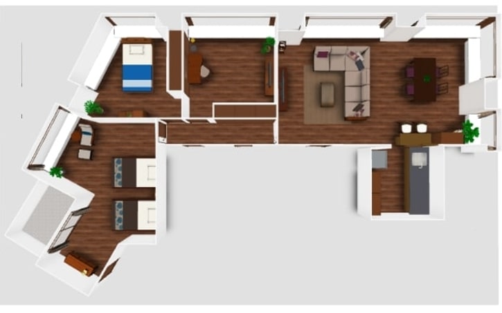 3LDKのレイアウト・インテリアコーディネートで家族との素敵な時間を過ごす | a.flat その暮らしに、アジアの風を - 目黒通り・新宿・大阪梅田(グランフロント北館)