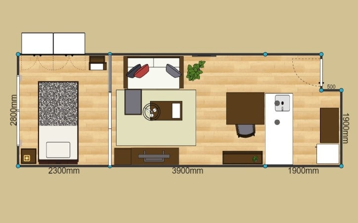 理想的な1LDKの間取りを選ぶには？ 3つの間取り比較や1LDKの実例をご紹介 | a.flat 風が運ぶ、自然の贈りもの - 目黒通り・新宿・大阪梅田(グランフロント北館)
