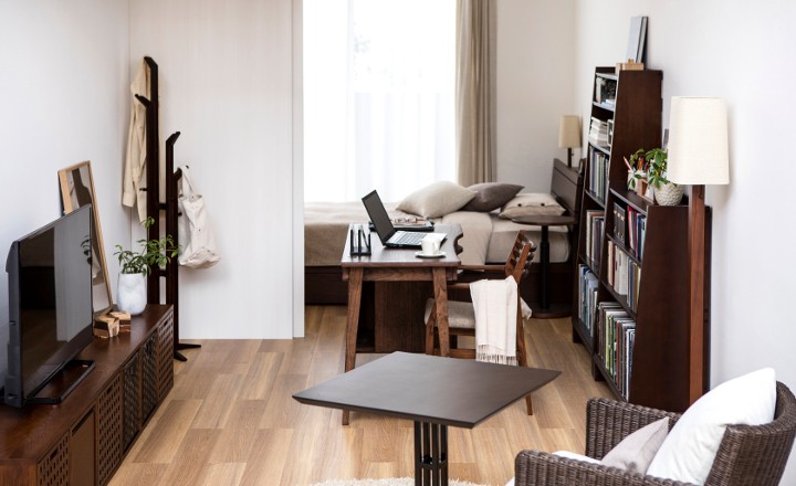 【一人暮らしの部屋】ワントーンで作る ナチュラルモダンなインテリアコーディネート | a.flat その暮らしに、アジアの風を - 目黒通り・新宿・大阪梅田(グランフロント北館)