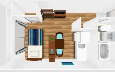 8畳1Kのおすすめレイアウトを解説！縦長や横長の長方形・正方形の8畳レイアウト実例&ポイント紹介 | a.flat その暮らしに、アジアの風を - 目黒通り・新宿・大阪梅田(グランフロント北館)