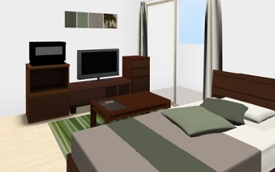 8畳1Kのおすすめレイアウトを解説！縦長や横長の長方形・正方形の8畳レイアウト実例&ポイント紹介 | a.flat その暮らしに、アジアの風を - 目黒通り・新宿・大阪梅田(グランフロント北館)