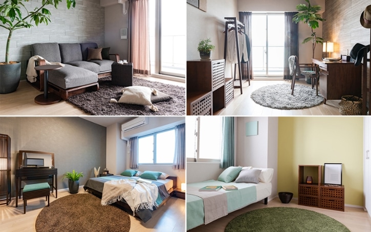 3LDKのレイアウト例・家具配置 ～3人・4人家族で豊かに暮らすリビング・部屋～ | a.flat 風が運ぶ、自然の贈りもの - 目黒通り・新宿・大阪梅田(グランフロント北館)