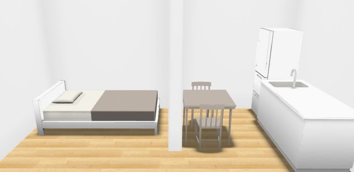 【インテリア実例】1DKを快適に暮らせる一人暮らしのレイアウトとカラーコーデ | a.flat 風が運ぶ、自然の贈りもの - 目黒通り・新宿 ...