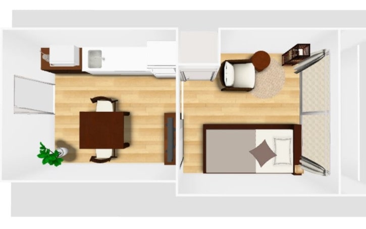 【インテリア実例】1DKを快適に暮らせる一人暮らしのレイアウトとカラーコーデ | a.flat その暮らしに、アジアの風を - 目黒通り・新宿 ...